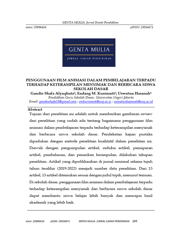 023 +GENTA+MULIA+VOL+14+NO+2+TAHUN+2023+ (Gandhis) | PDF