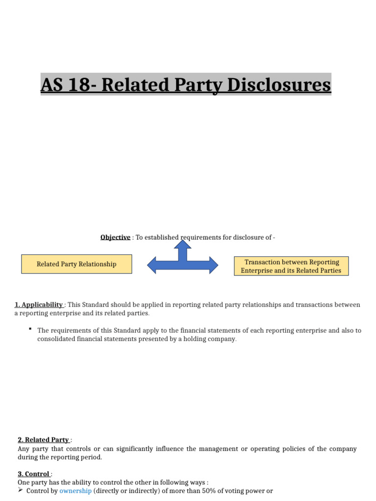 As 18 Related Party Disclosure | PDF | Subsidiary | Joint Venture