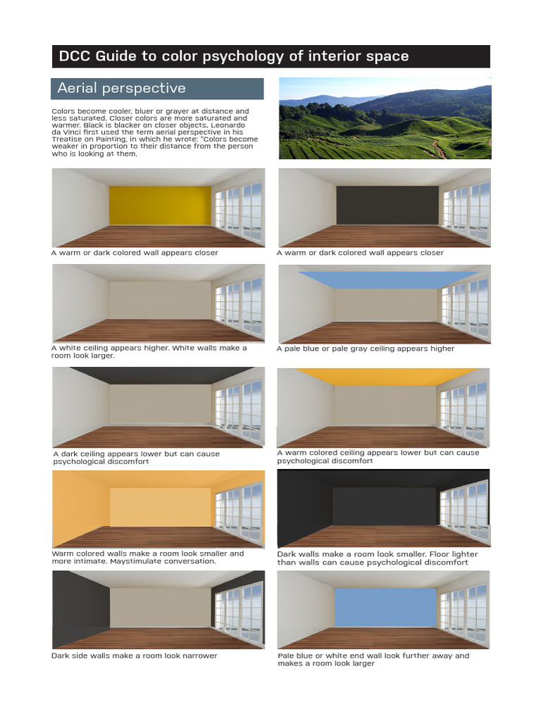 Guide To Color Psychology of Interior Spaces v1.0 | PDF | Color | Image Processing