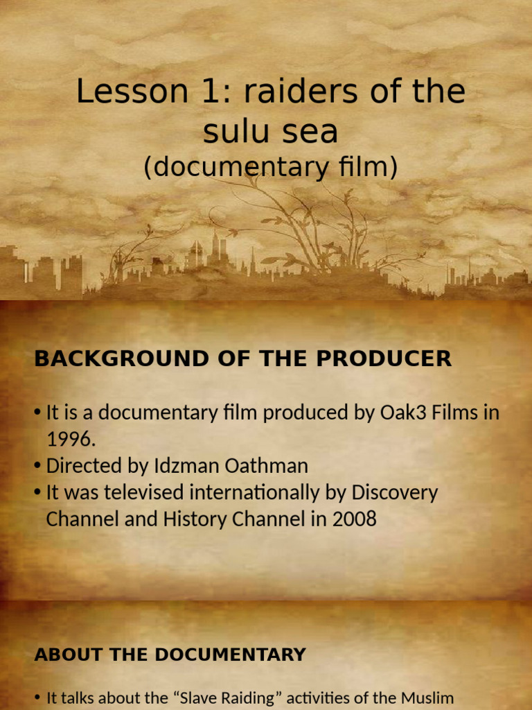 Raiders of The Sulu Sea (Documentary Film) | PDF | Mindanao | Philippines