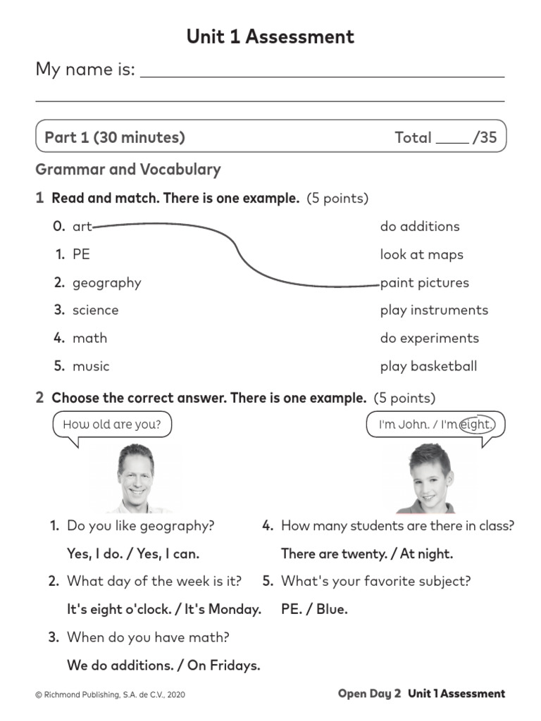 OD2 U1 Assessments | PDF