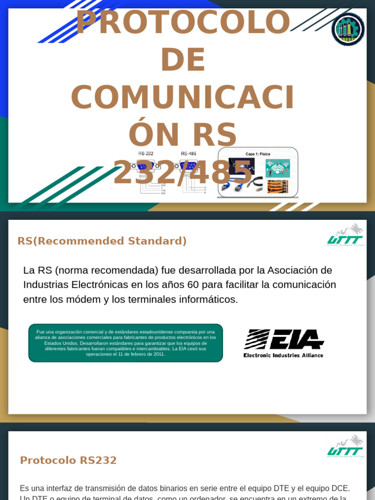 Protocolo de Comunicación RS 232 - 485 Este Es El Bueno | PDF | Redes de computadoras ...