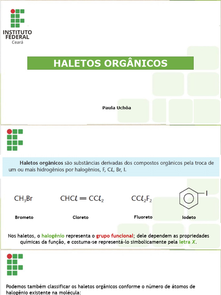Impacto dos Haletos Orgânicos na Vida | PDF | Clorofluorcarbono ...