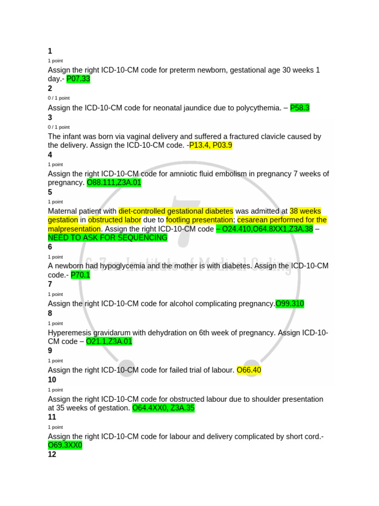 Chapter 15 Questions With Answers | PDF | Childbirth | Pregnancy