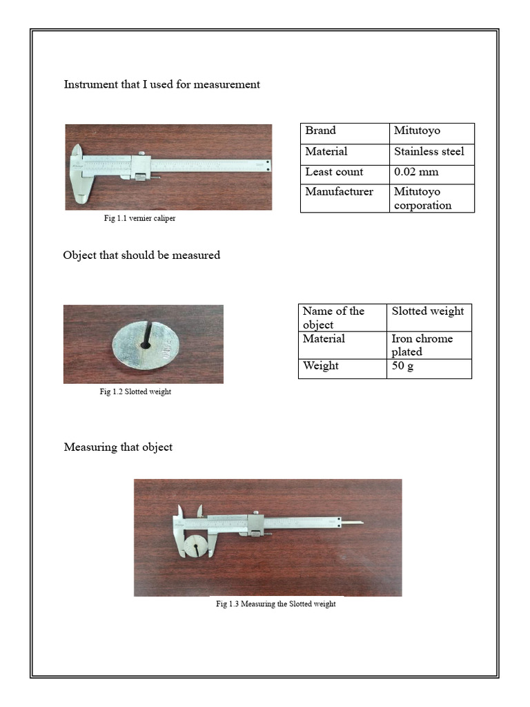 Metrology Assignment Photo Pdf
