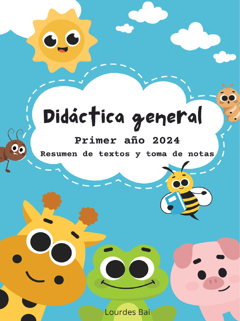 Resumen Didactica General | PDF | Plan de estudios | Enseñando
