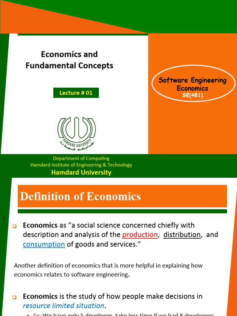 Economics and Fundamental Concepts | PDF | Value (Economics) | Economics