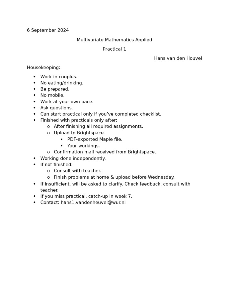Practical 1 - Notes | PDF