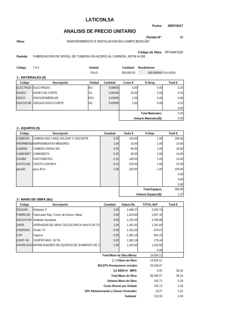Ejerc Petropiar REV | PDF | Construcción | Soldadura
