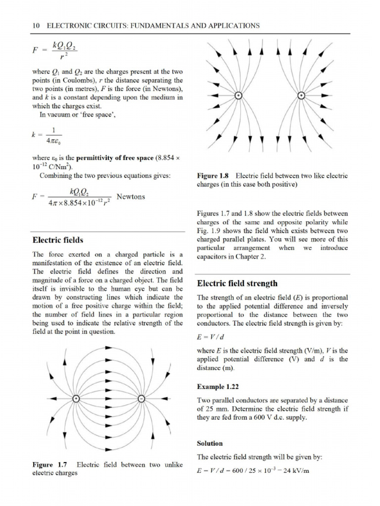 Electric Field Strength | PDF