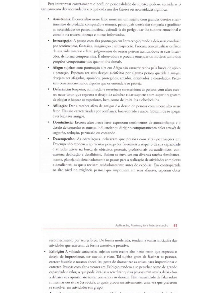 Análise IFP II - Características | PDF