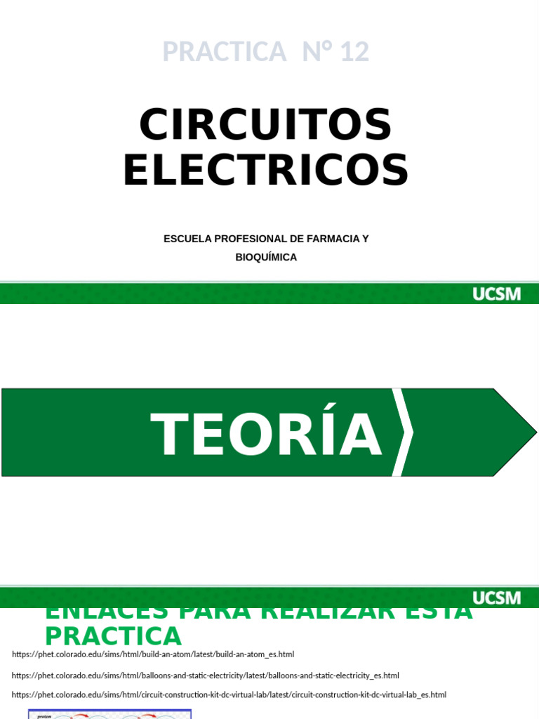 Circuitos Eléctricos: Teoría y Práctica | PDF | voltaje | Corriente eléctrica