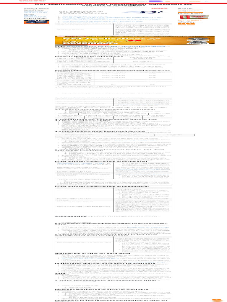 GST Implications On Joint Development Agreements For Builders ...
