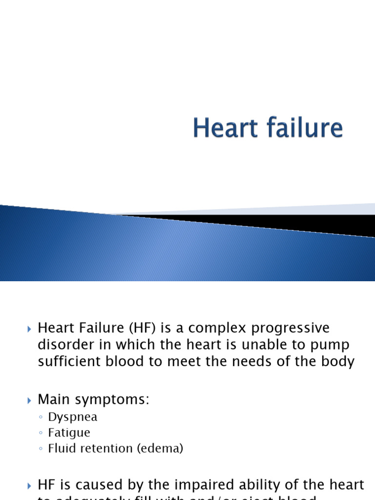 Understanding Heart Failure Symptoms & Causes | PDF | Heart Failure | Heart