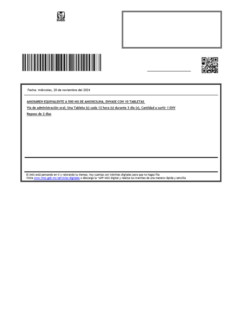 Justificante Médico Imss 2024 2025 Pdf