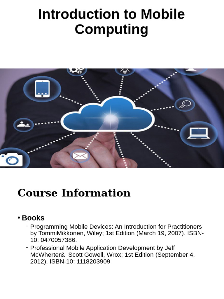 1 Introduction To Mobile Computing (MC) | PDF | Computer Network | Mobile App