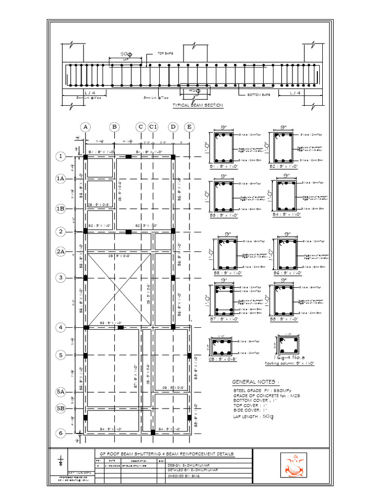 GF Roof Beam Print | PDF | Structural Engineering | Civil Engineering