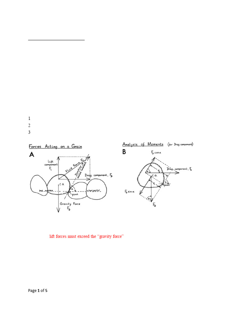 5.2 Sediment Transport Principle | PDF | Force | Drag (Physics)