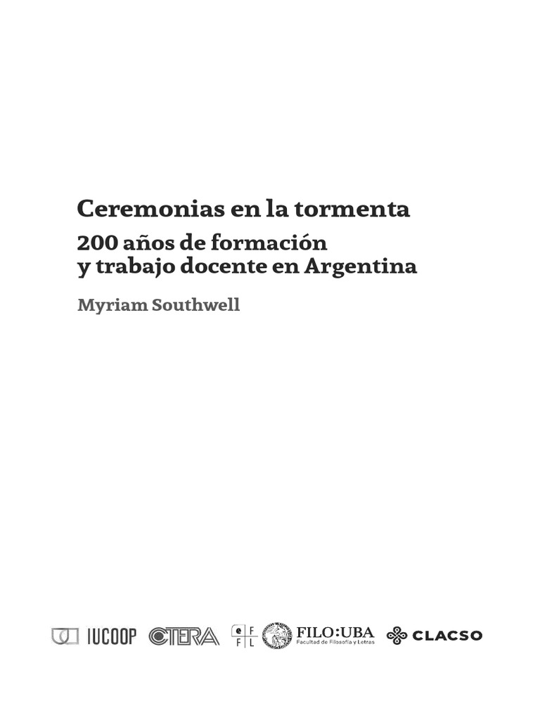 Southwell | PDF | Sicología | Pedagogía