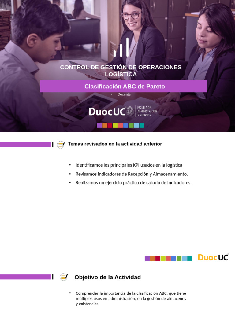 Presentacion Act1.3 Clasificacion ABC de Pareto | PDF | Economias