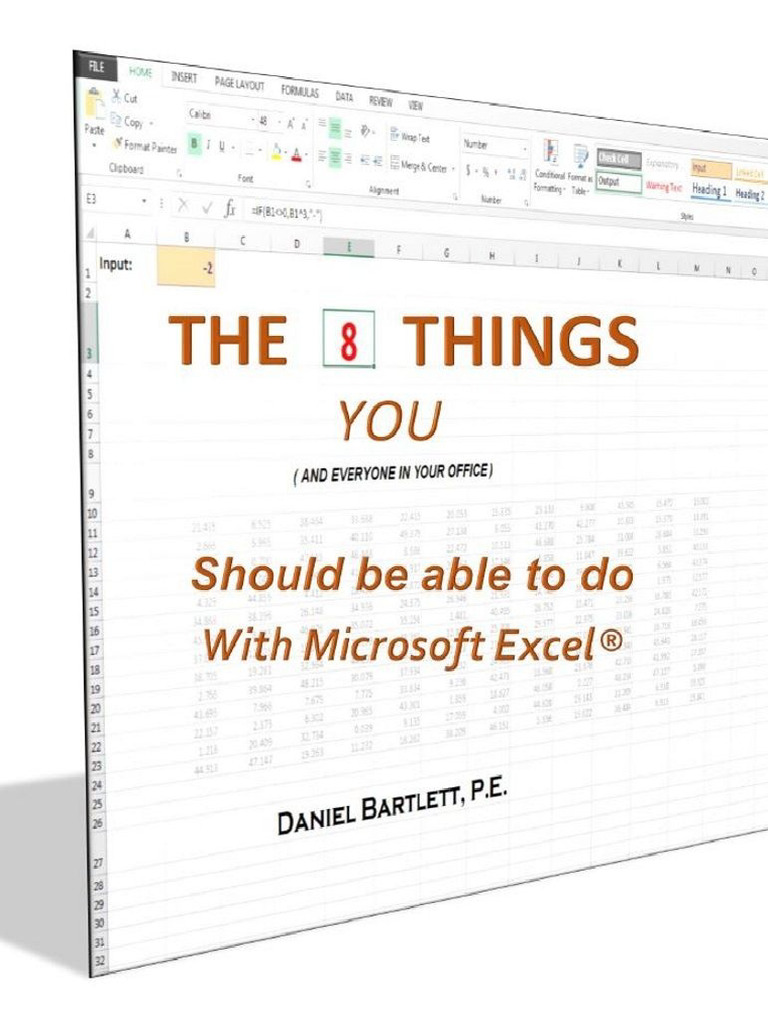 The 8 Things You Should Be Able To Do With Microsoft Excel - Daniel ...