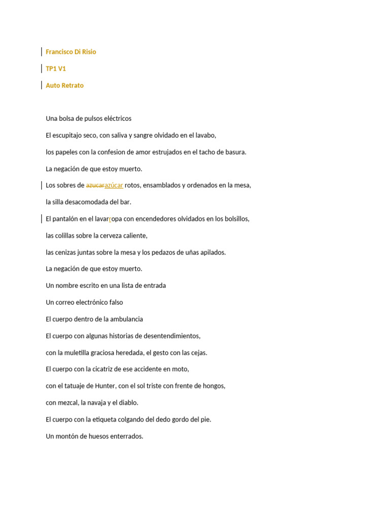 Francisco Di Risio Autoretrato | PDF