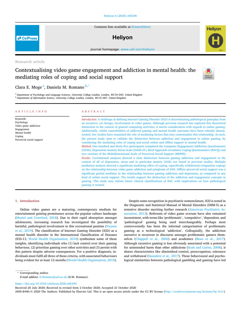 Main | PDF | Social Support | Mental Health