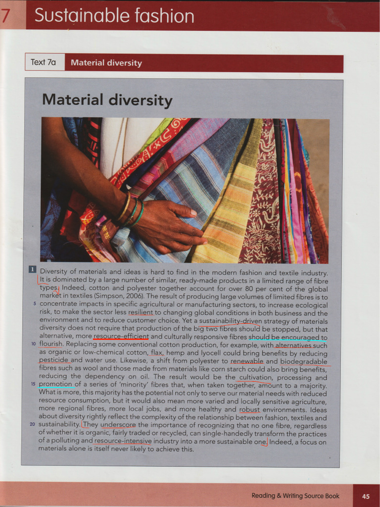Reading 7A Material Diversity U7 Garnet | PDF