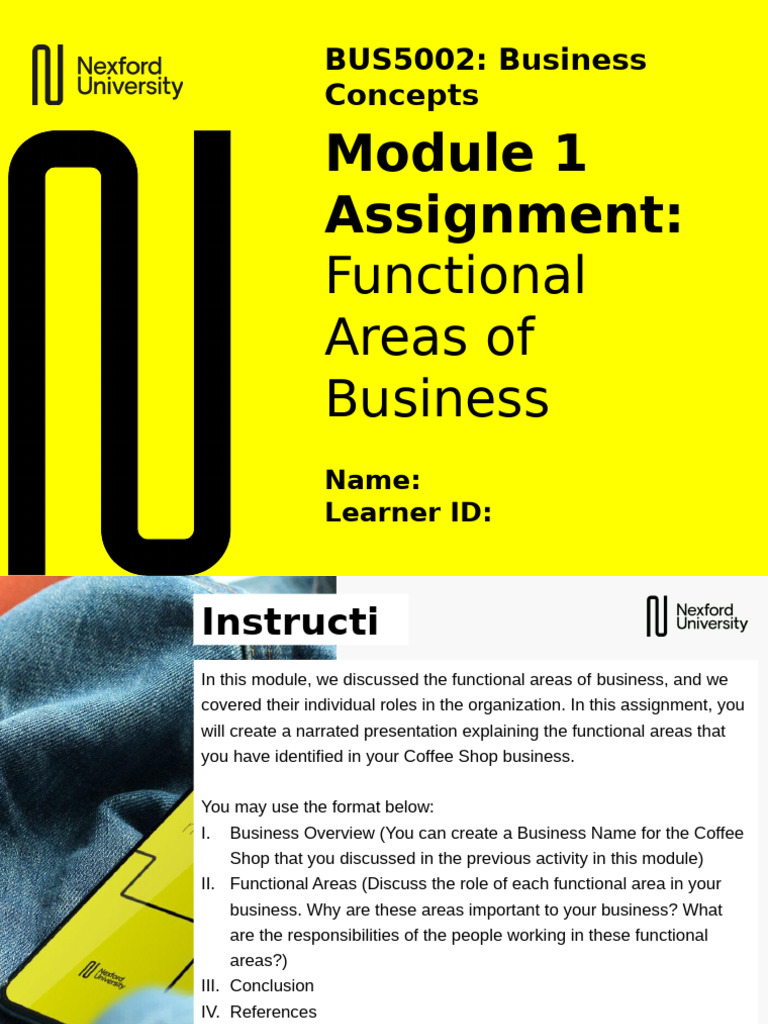 BUS5002 Module 1 Template | PDF