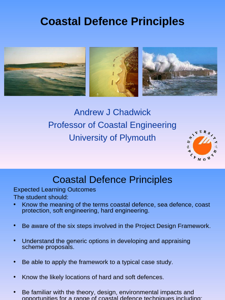 Coastal Defence Principles | PDF | Coast | Beach