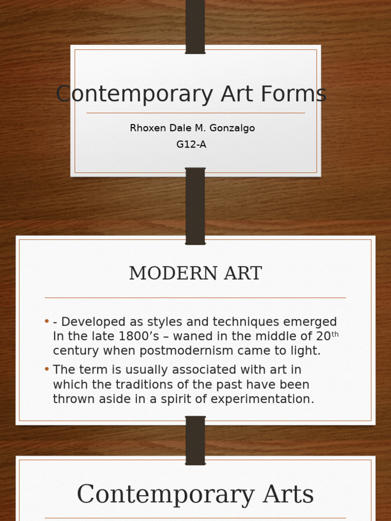 Overview of Contemporary Art Forms | PDF
