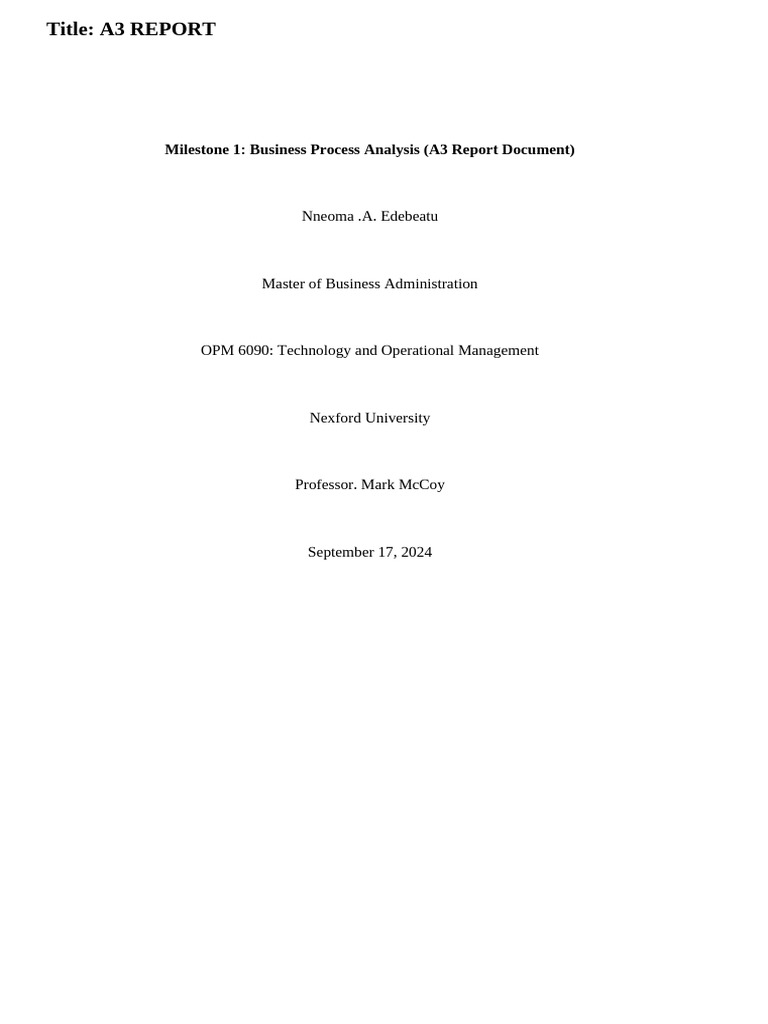 Business Process Automation Analysis | PDF | Automation | Inventory