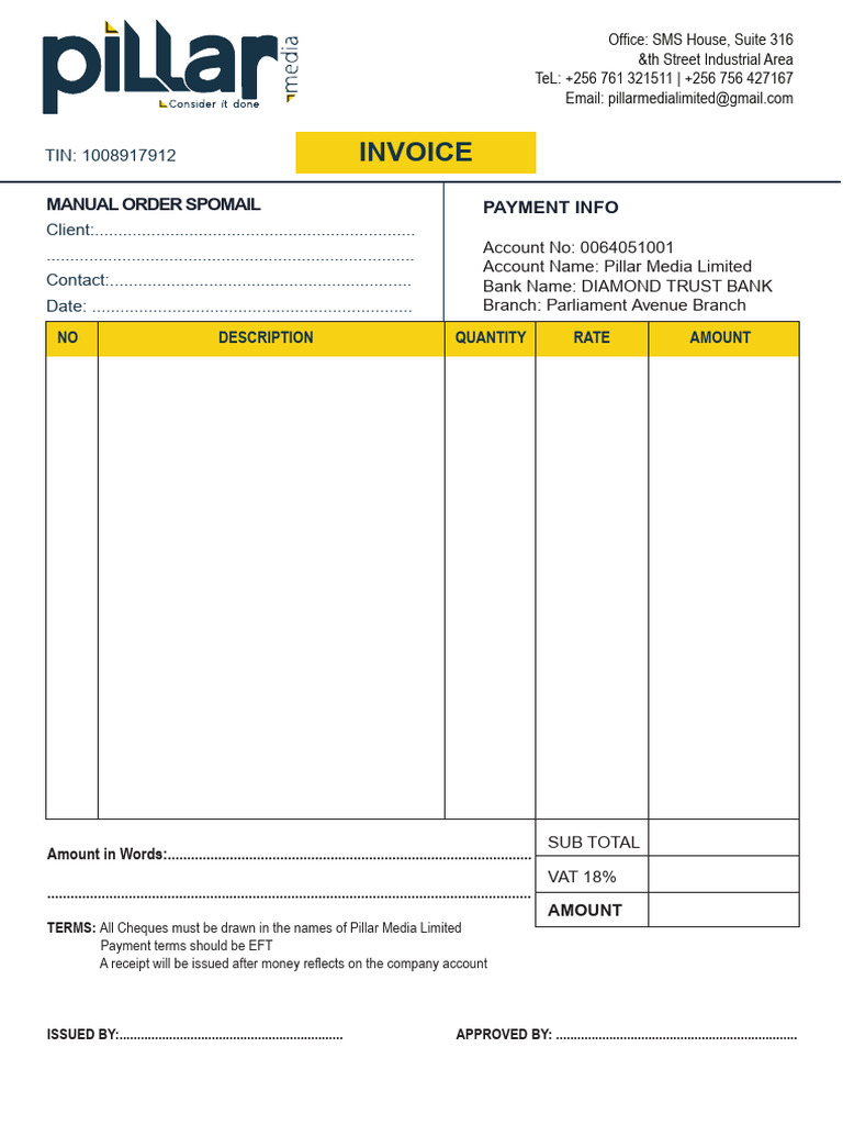 Pillar Media Invoice Malteser | PDF | Money | Corporate Jargon