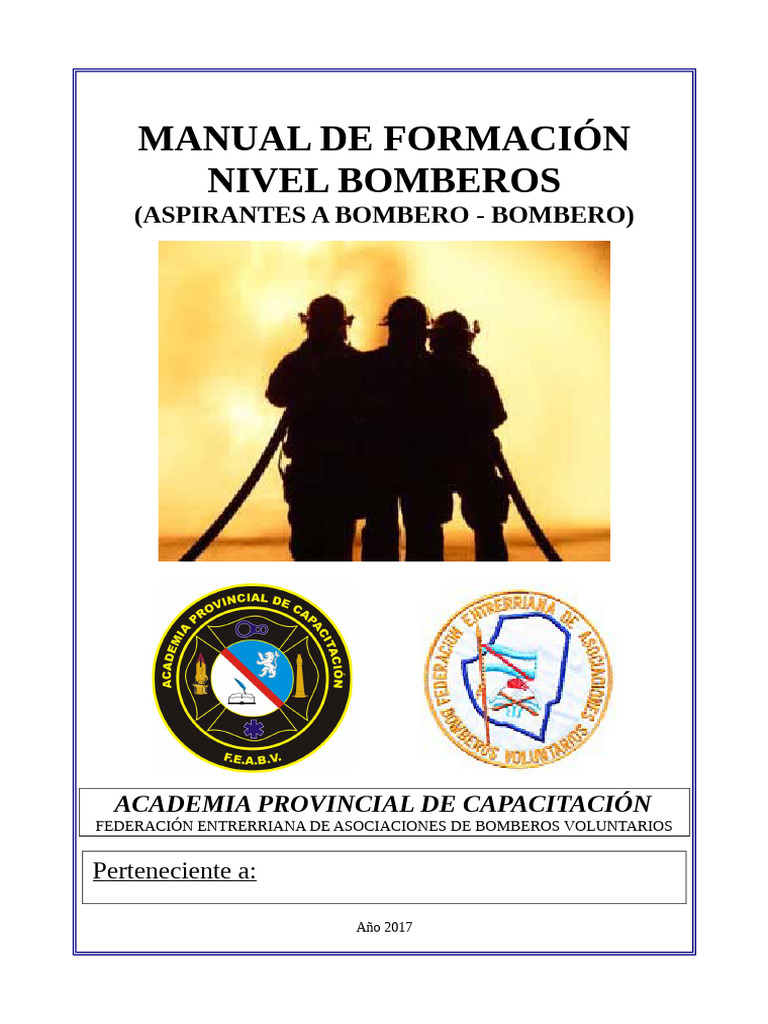 Manual APC Nivel Bomberos | PDF | Bombero | Fuego fatuo