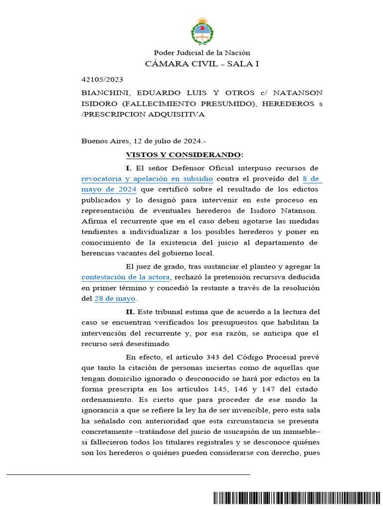 Fallo | PDF | Ley procesal | Juez