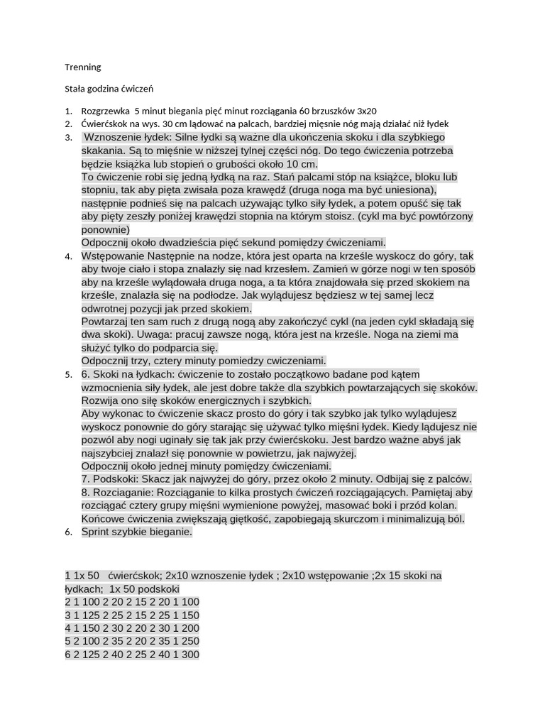 Trening Mistrza | PDF