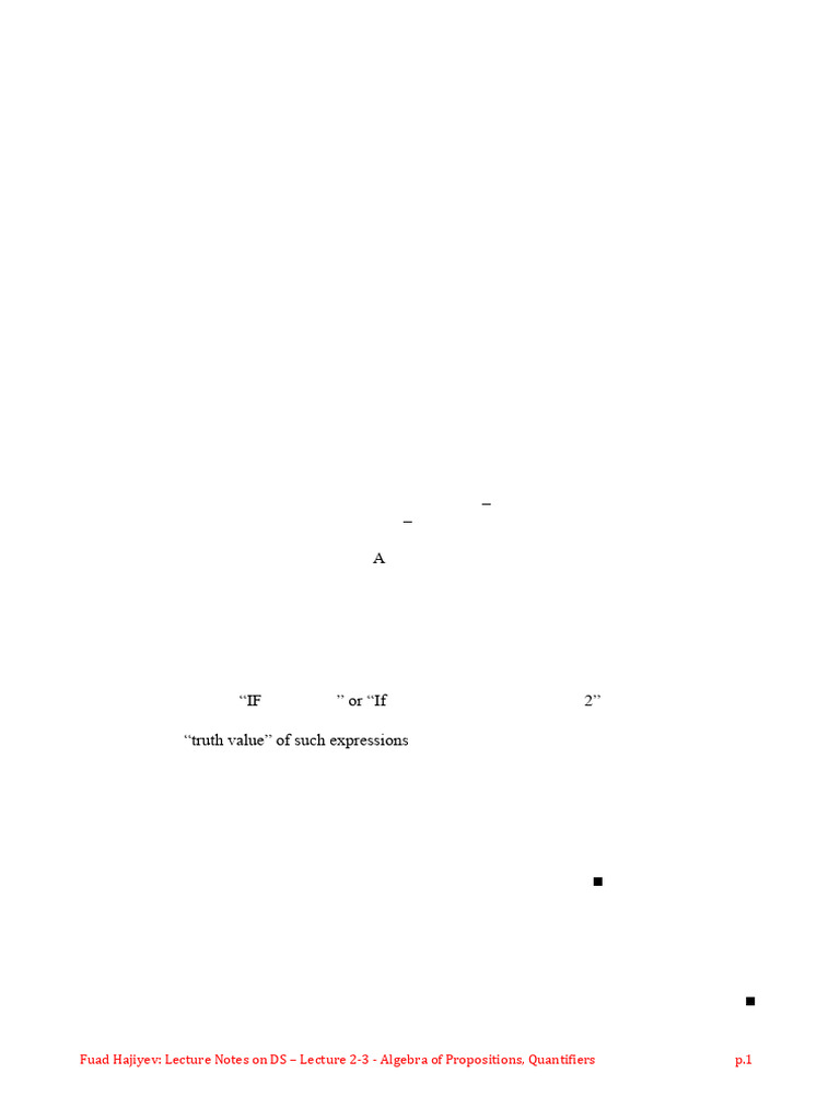 Lec 2-3 | PDF | If And Only If | Contradiction