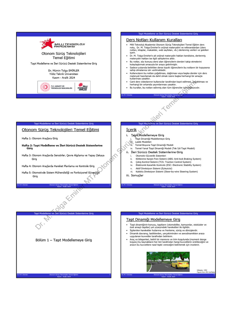 E Itimi: Ders Notları Kullanım Kuralları | PDF