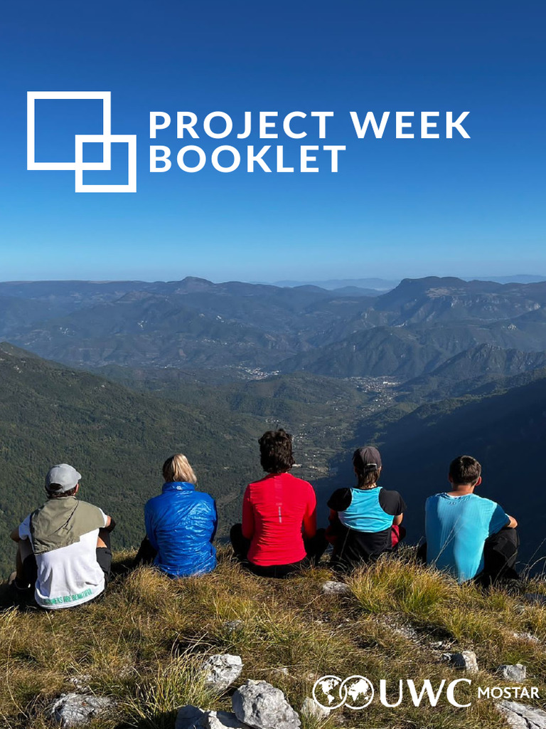 UWC Mostar Project Week Booklet 2024-2025 | PDF | Sustainability ...