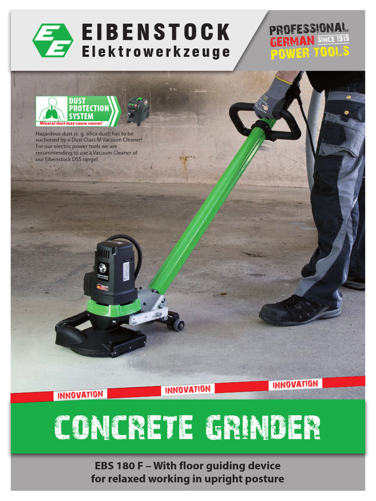 Ee-Brochure - EBS 180 F - EN | PDF | Vacuum Cleaner | Concrete