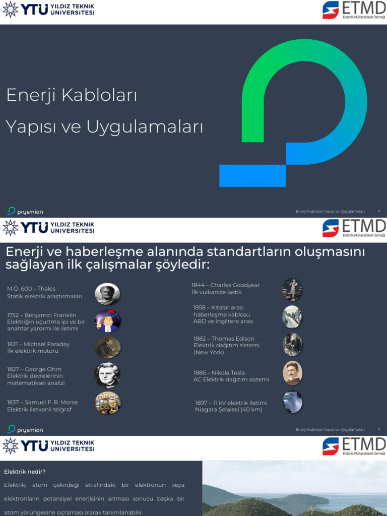 Prysmian Enerji Kablolari Yapisi Ve Uygulamalari 1 | PDF