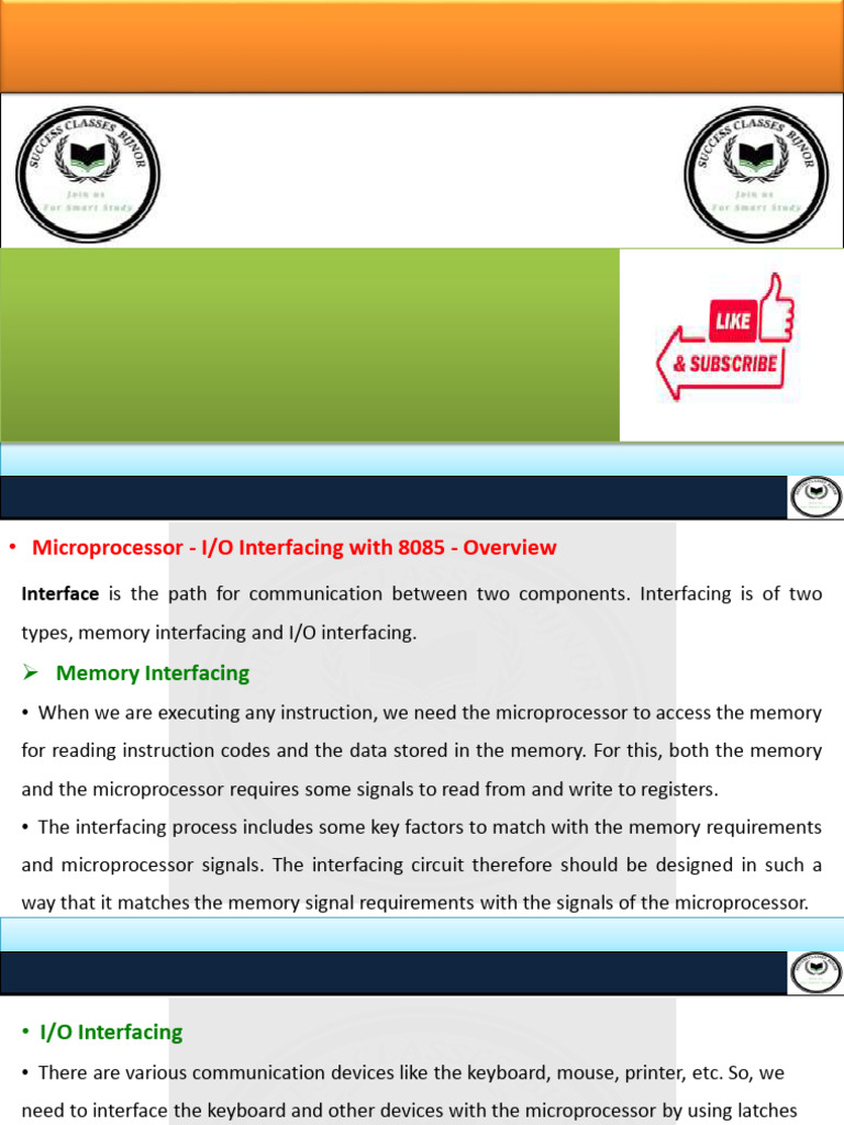 Microprocessor Unit 5 | PDF | Input/Output | Computer Architecture Microprocessor Unit 5 | PDF | Input/Output | Computer Architecture