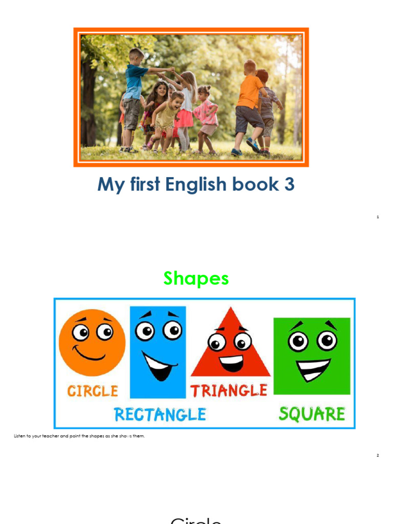 My First English Book 3 | PDF | Rectangle
