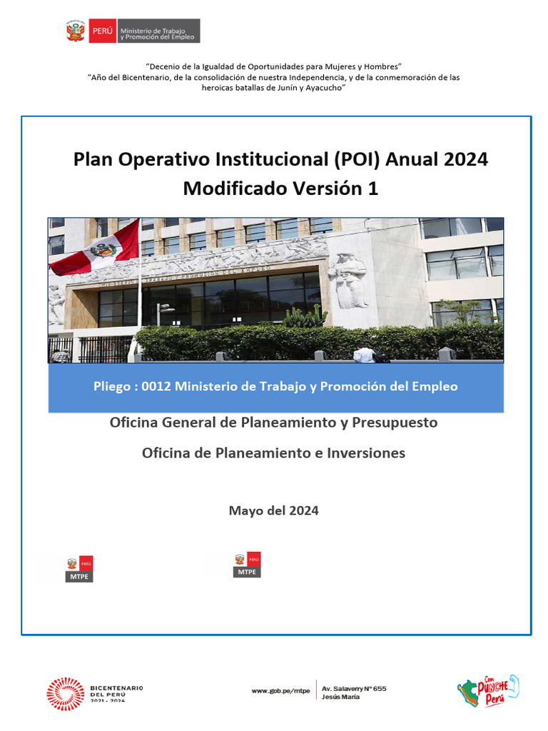 Poi Version Ultima | PDF | Derecho laboral | Empleo