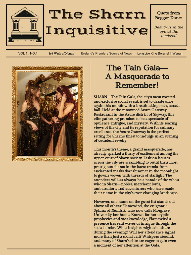 The Sharn Inquisitive Vol1 | PDF