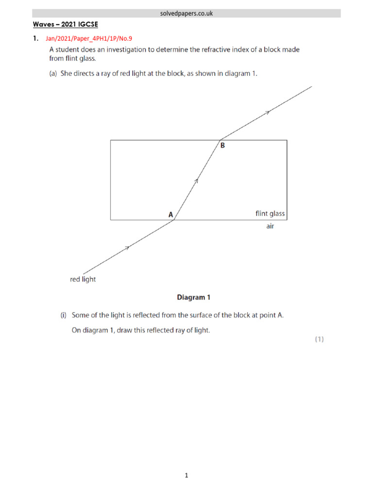 2021 Waves Edexcel Igcse Physics Pdf