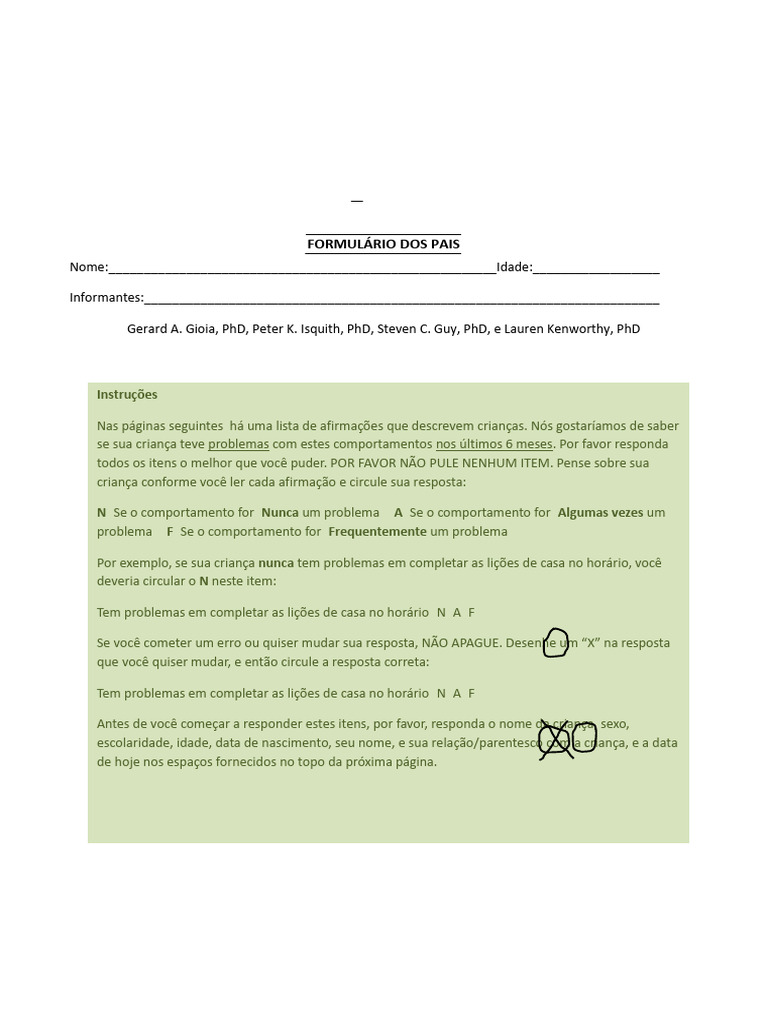 BRIEF 2 - Protocolo 1 - Pais | PDF