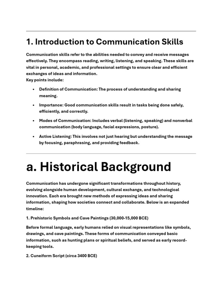 Solved Outline CS | PDF | Nonverbal Communication | Communication