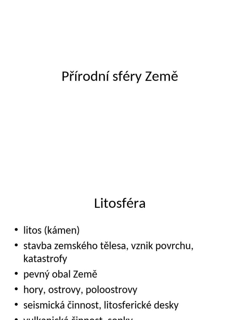 Prirodni Sfery Zeme | PDF