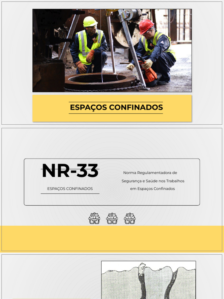 NR33 - Treinamento - Espacos Confinados - 2022 | PDF